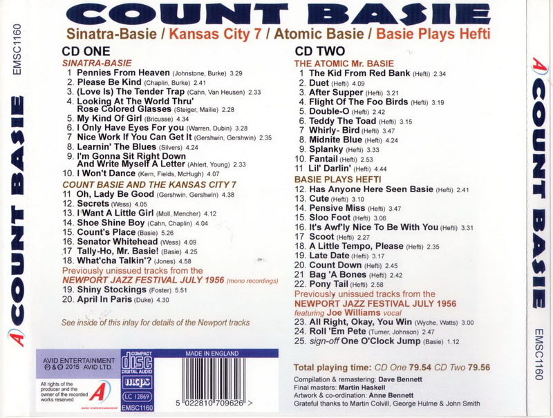 ENTRE MUSICA: COUNT BASIE - Four Classic Albums Plus (2 CDs)