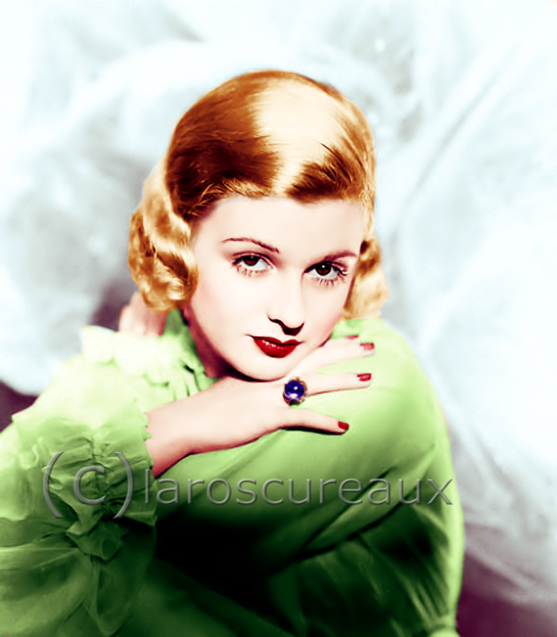 Claroscureaux Deux: Joan Bennett, 1934