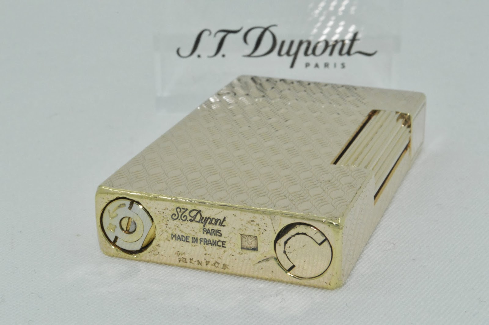 ziq S.T. DUPONT collections: ORIGINAL S.T.DUPONT LINE 2 GOLD WITH RARE ...