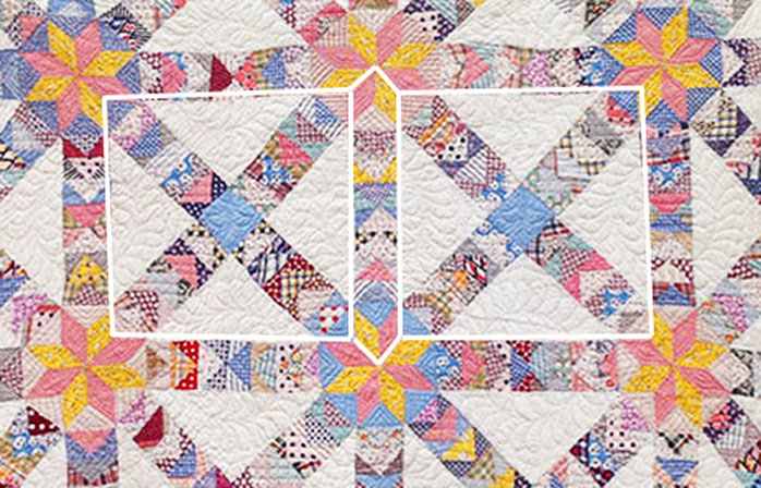 Cloud of Quilt Patterns: Tangled Cobweb