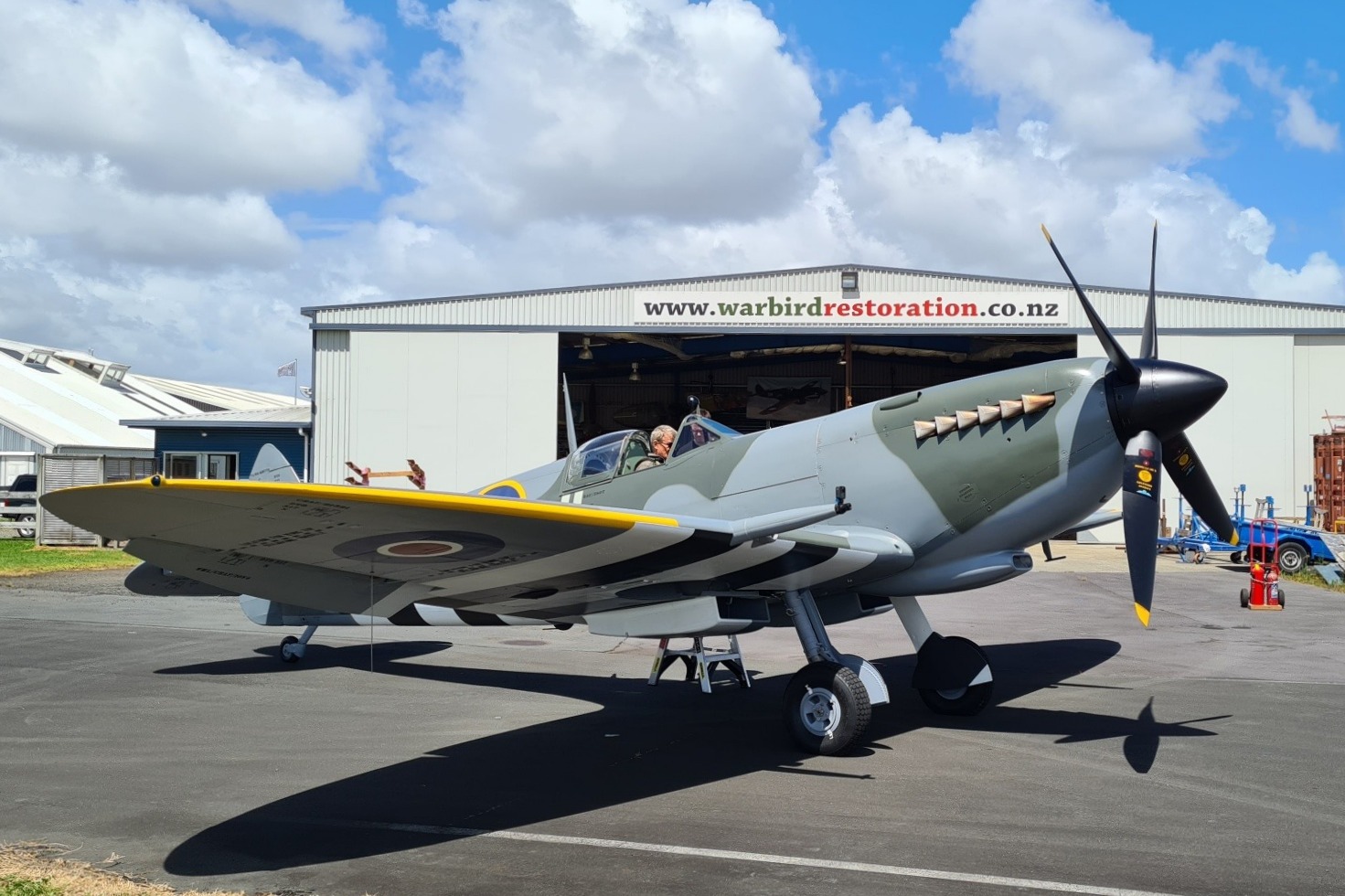 NZ Civil Aircraft: Celebrating Spitfire LF XVI TB252/ZK-NLJ