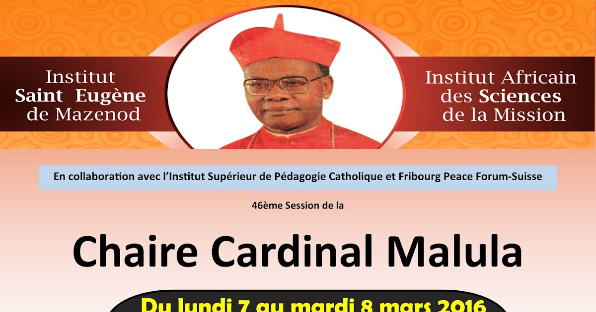 Chaire Cardinal Malula : Transformation des conflits et construction de ...