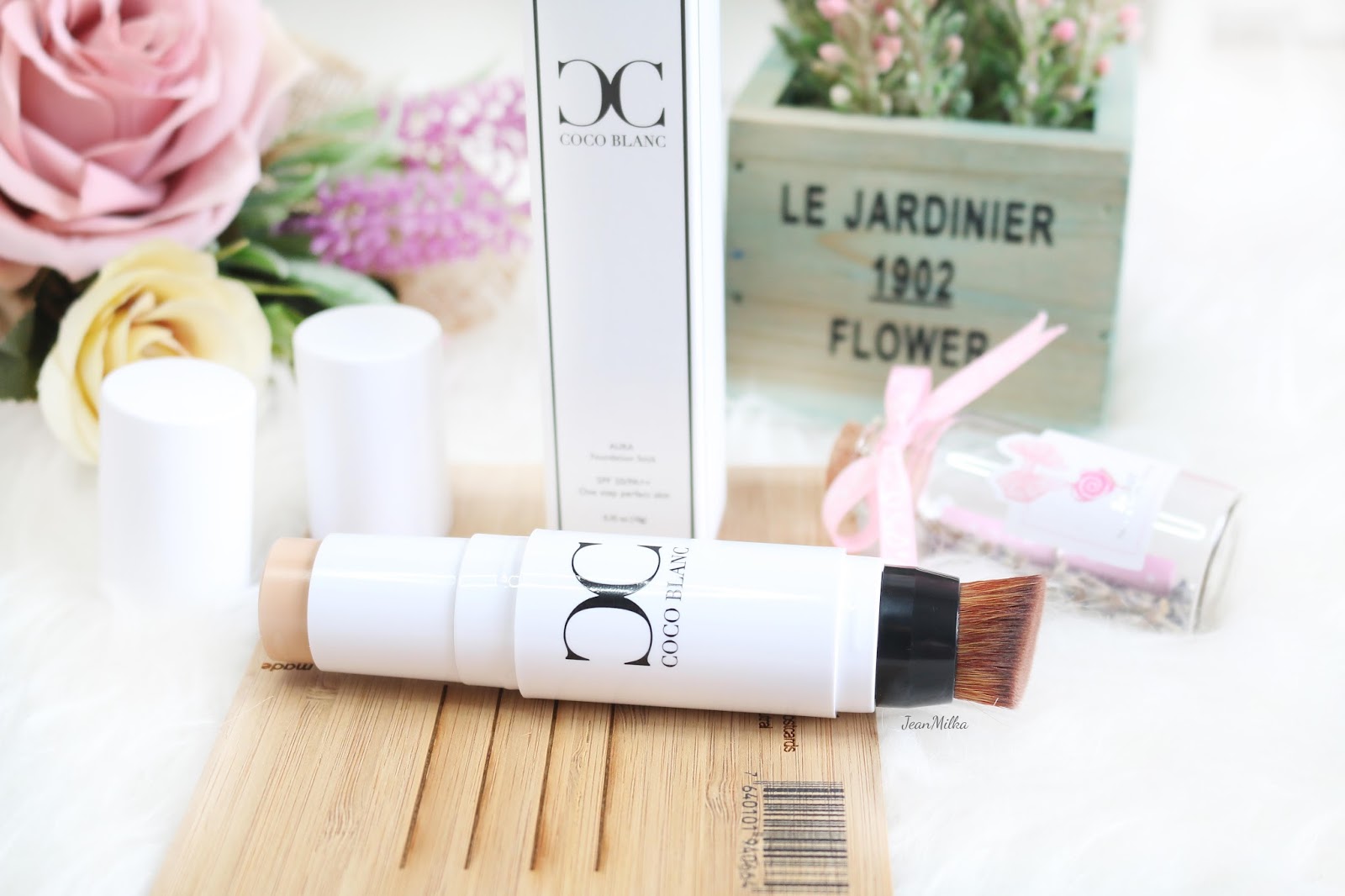 Coco Blanc Aura Foundation Stick Review & Demo | Jean Milka