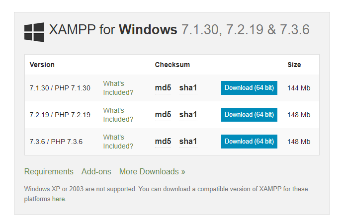 Cara Install dan menjalankan XAMPP di Windows - Dunia Pemrogramanque