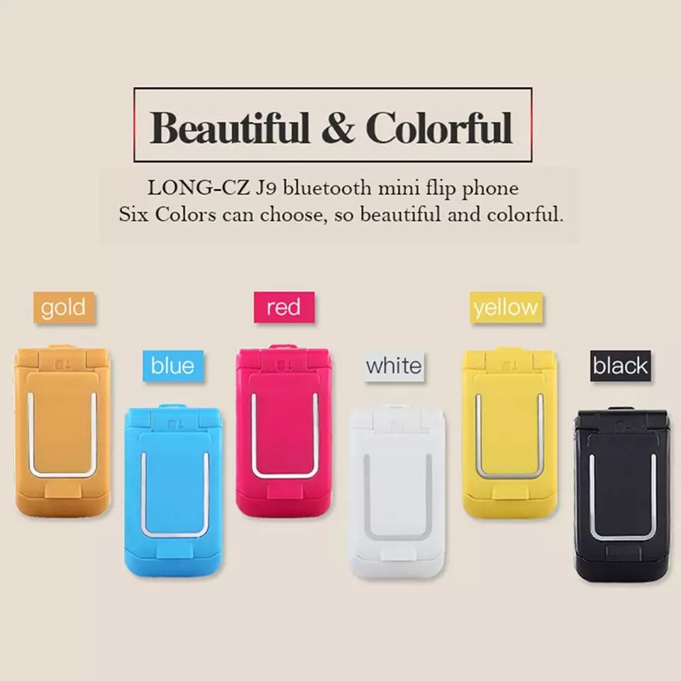 Handphone Mini LONG-CZ J9 Flip HP Lipat Unik Kecil Kualitas Impor Murah