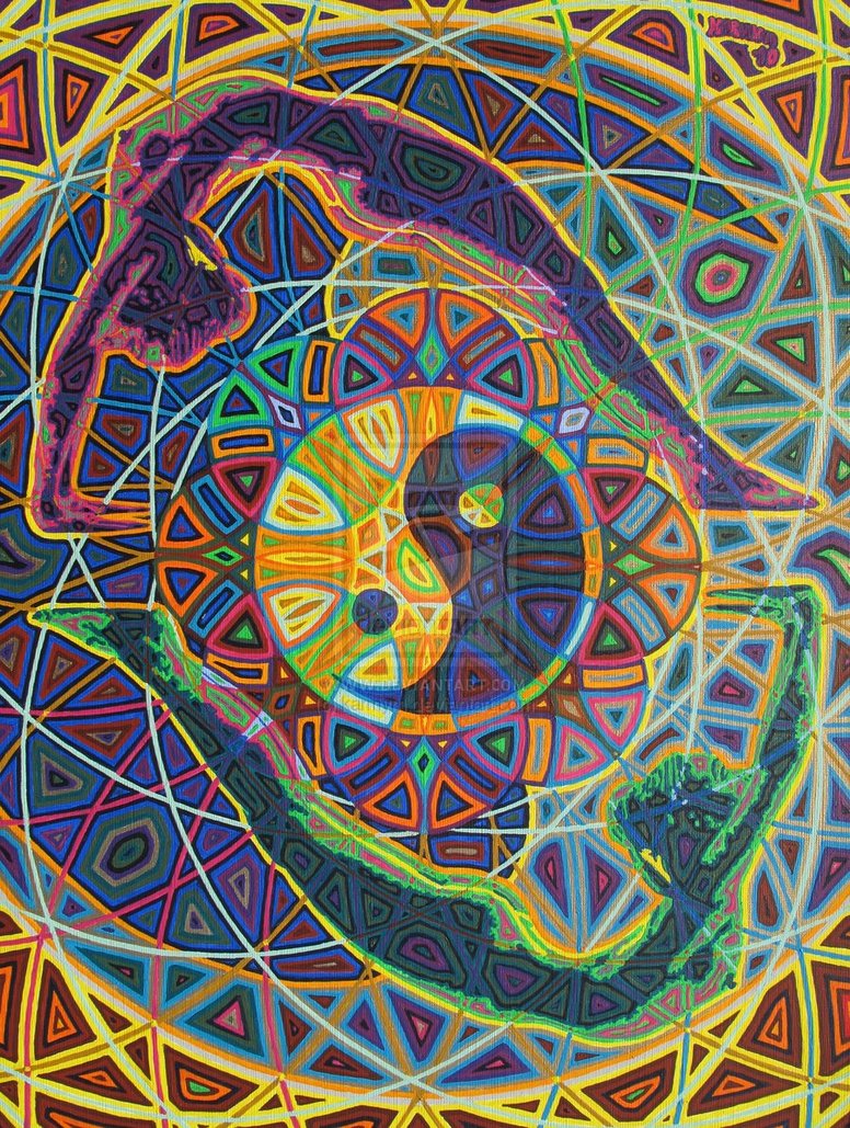 A Silent Journey and Art....: Yoga Art By Karmym