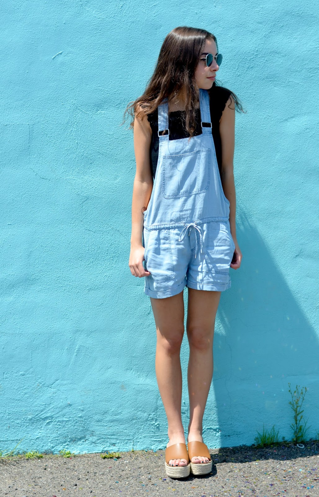 By Michaela Christine: Smocked Tops and Overalls // Garage Clothing