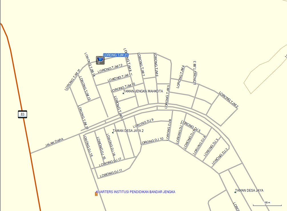 Homestay Taman Jengka Mahkota Bandar Tun Abdul Razak: Our Map