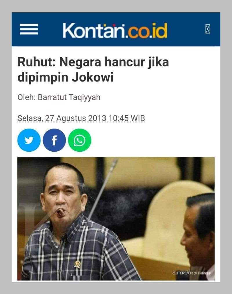 Ruhut Ternyata Sudah Meramalkan: Negara Hancur Jika Dipimpin Jokowi ... Ruhut Ternyata Sudah Meramalkan: Negara Hancur Jika Dipimpin Jokowi ...