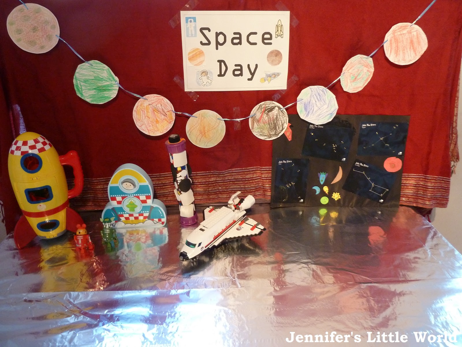 Jennifer's Little World blog - Parenting, craft and travel: Space Day
