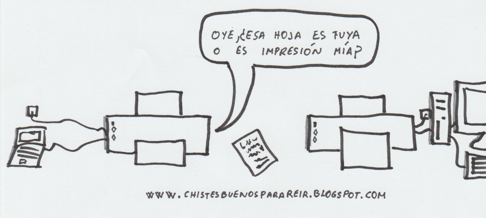 Los mejores chistes: Chiste de las impresoras