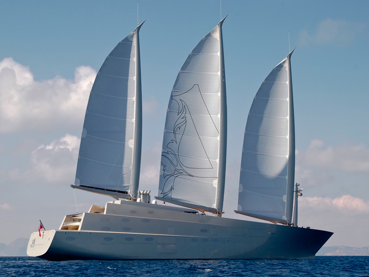 Marinas de Aragón: SAILING YACHT A, EL VELERO MÁS GRANDE DEL MUNDO