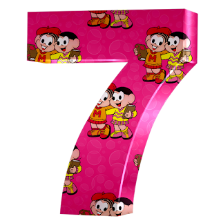 M. Michielin Alphabets: ALFABETO ROSA DA TURMA DA MÔNICA E MAGALI ...