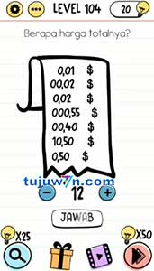 Brain Test : Level 101 102 103 104 105 106 107 108 109 110 Kunci ...