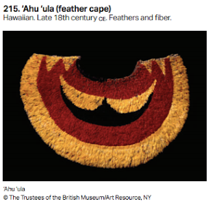 AP Art History 250: 215. 'Ahu 'ula (feather cape)