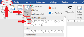 Cara Membuat Macam - Macam Garis di Word - Tutorial Microsoft Office
