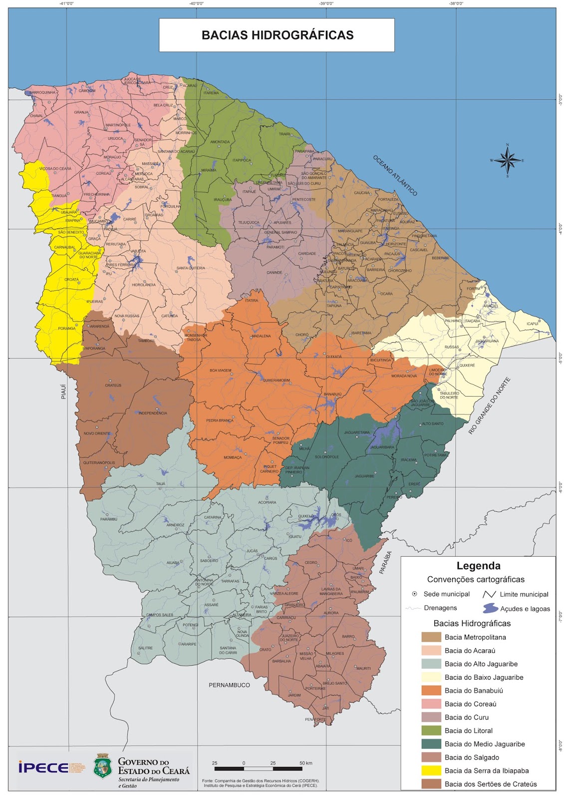 Mapas do Estado do Ceará