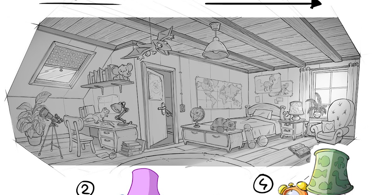 Learning drawing principles: props