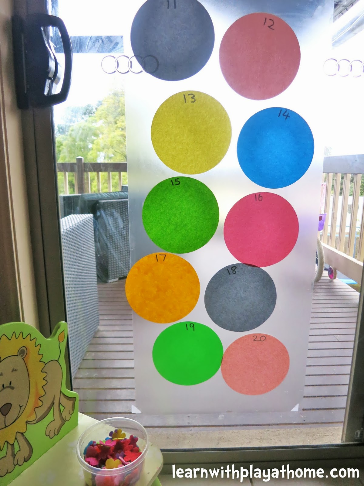 Learn with Play at Home: Counting and Number Recognition Sticky Wall ...