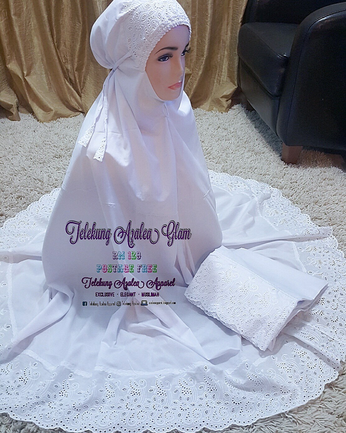 Telekung Solat Berkualiti, Murah dan Elegen: March 2017