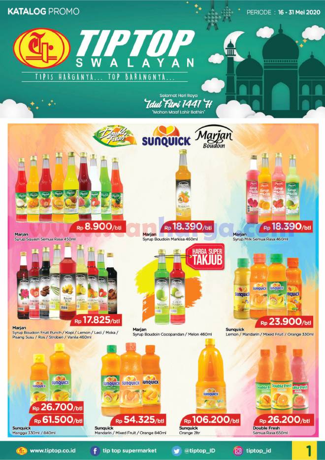 √ Katalog Tip Top Pasar Swalayan Promo Mingguan Periode 1 - 15 Juni 2020