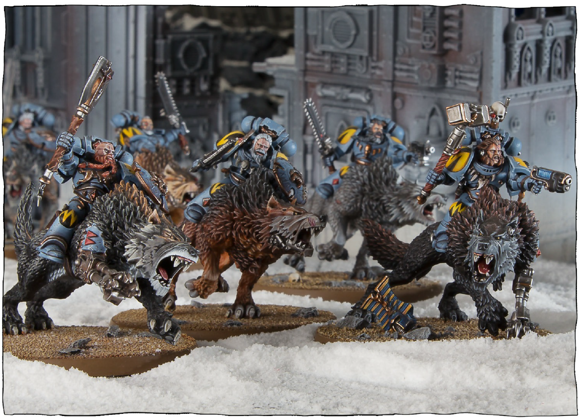 Facing The Grey Tide: Spacewolves List Building - Thunderwolf Cavalry ...