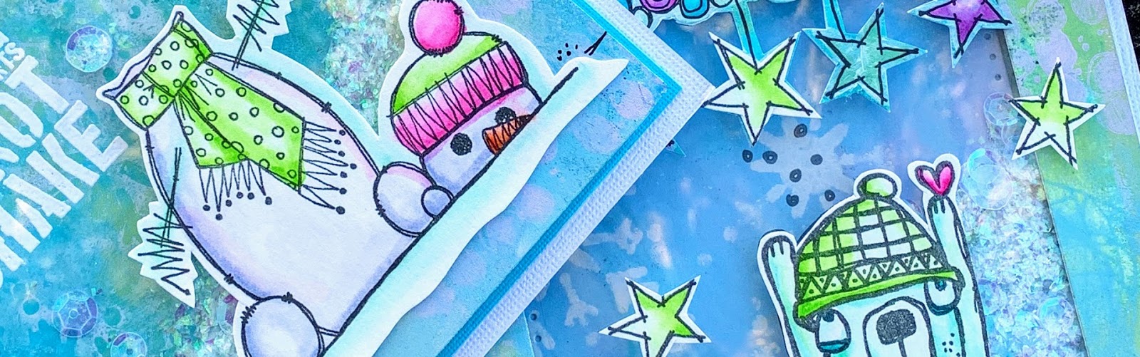 PaperArtsy: 2019 #19 Cute Critters: Snow Critter Shaker Cards with JoFY ...
