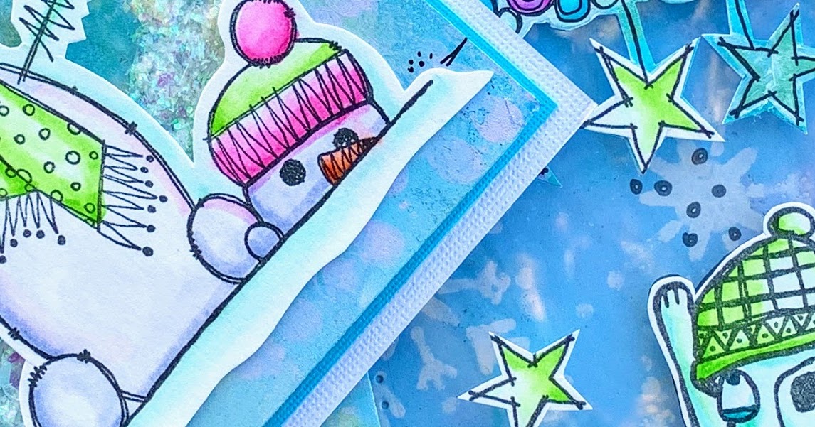 PaperArtsy: 2019 #19 Cute Critters: Snow Critter Shaker Cards with JoFY ...