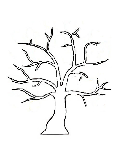 COPACI de colorat pentru copii :: Fise de lucru - gradinita