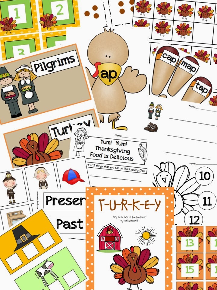 Mrs. Frederick's Kindergarten: Thanksgiving