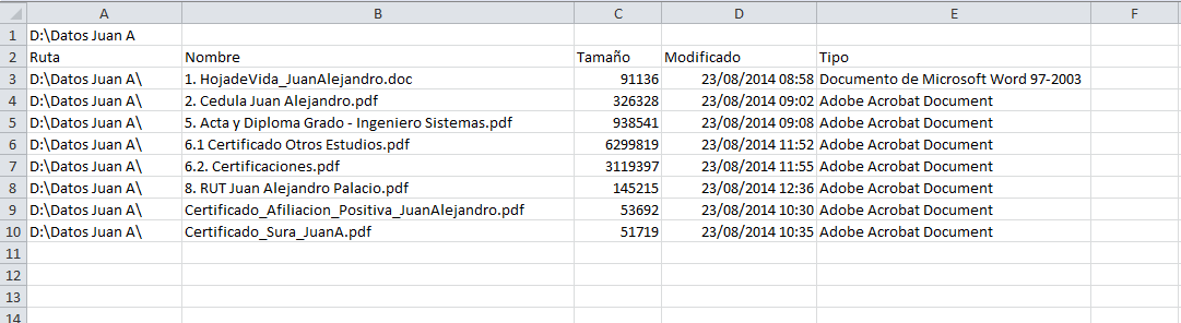 La bitácora de Alejo: Listar Carpetas, Archivos, SubCarpetas y Archivos ... La bitácora de Alejo: Listar Carpetas, Archivos, SubCarpetas y Archivos ...