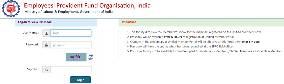 How to check EPF Balance / Passbook online?