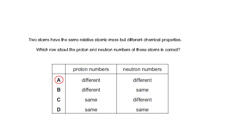 Atomic Structure & The Periodic Table Solved Paper 2 IGCSE 0620/O Level ...