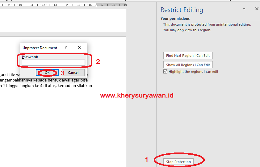 10 Tips Cara Mengunci File Word Agar Tidak Bisa di Edit dan di Copy Paste - Catatan Wali Kelas