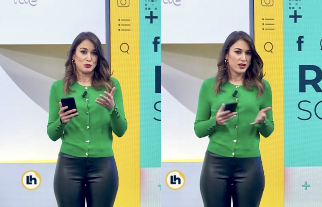 Marina Ribel. La Hora de La 1 - TVE (28/12/20) | Miss Presentadoras TV