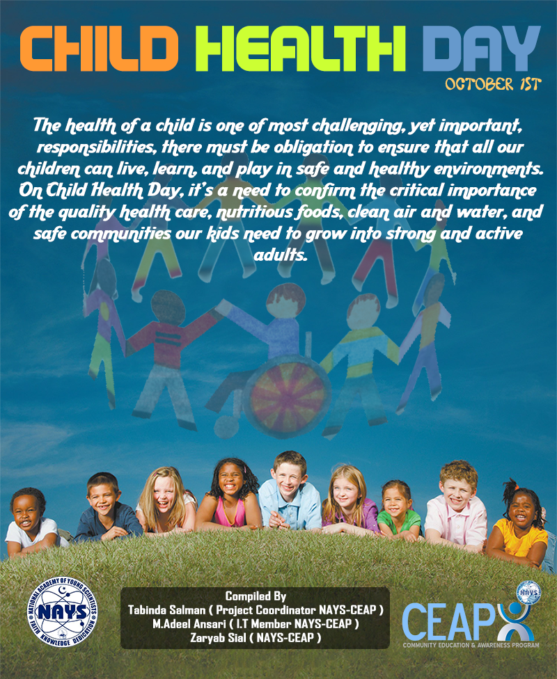 CHILD HEALTH DAY—October 1st ~ Biogas Technology