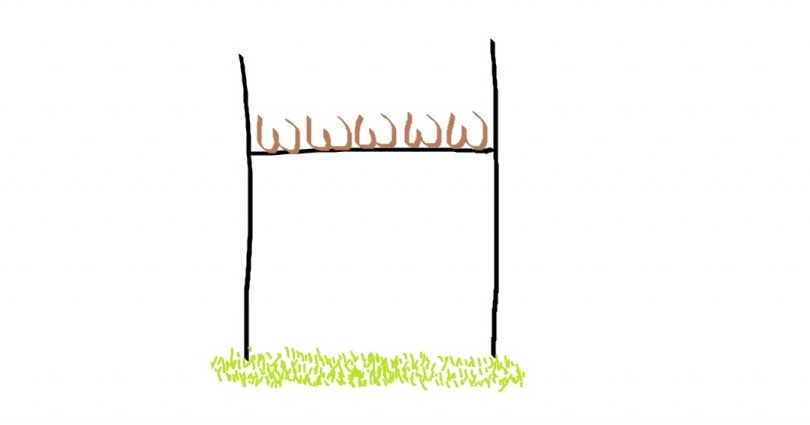 5 Bums on a rugby post!