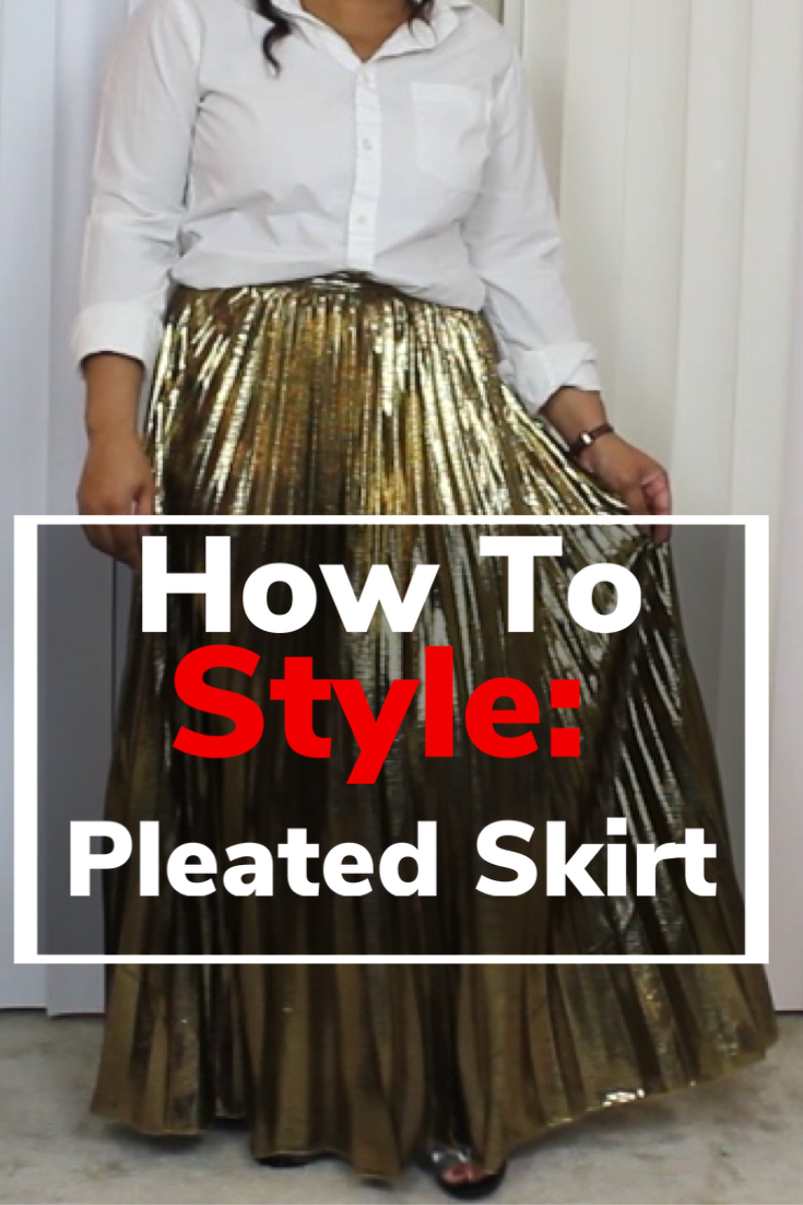 How To Style A Pleated Skirt 4 Ways — Patty's Kloset