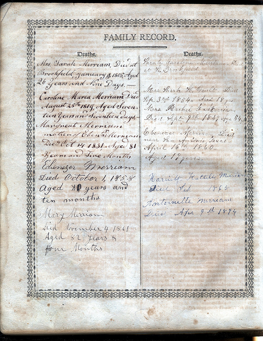 Genealogy in West Brookfield, MA