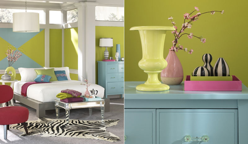 Live Shabby Chic: Bedroom Crazy Color Scheme