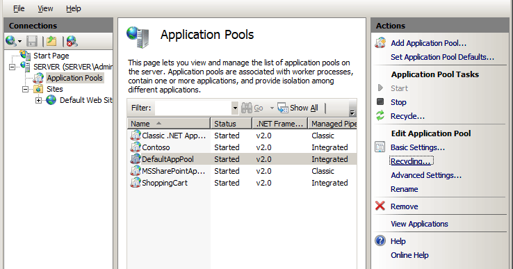 Tự động khởi động AppPool trên IIS trong Windows Server | HỌC VIỆN ĐÀO ...