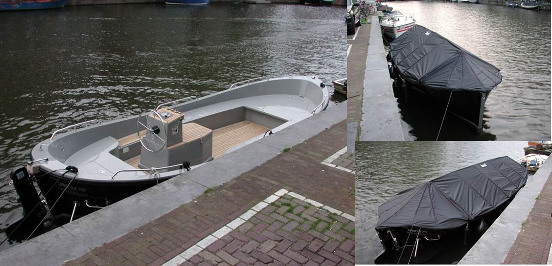 Zomerdekzeilen: dekzeil sloep, vlet, rib, speedboot, motorjacht ...