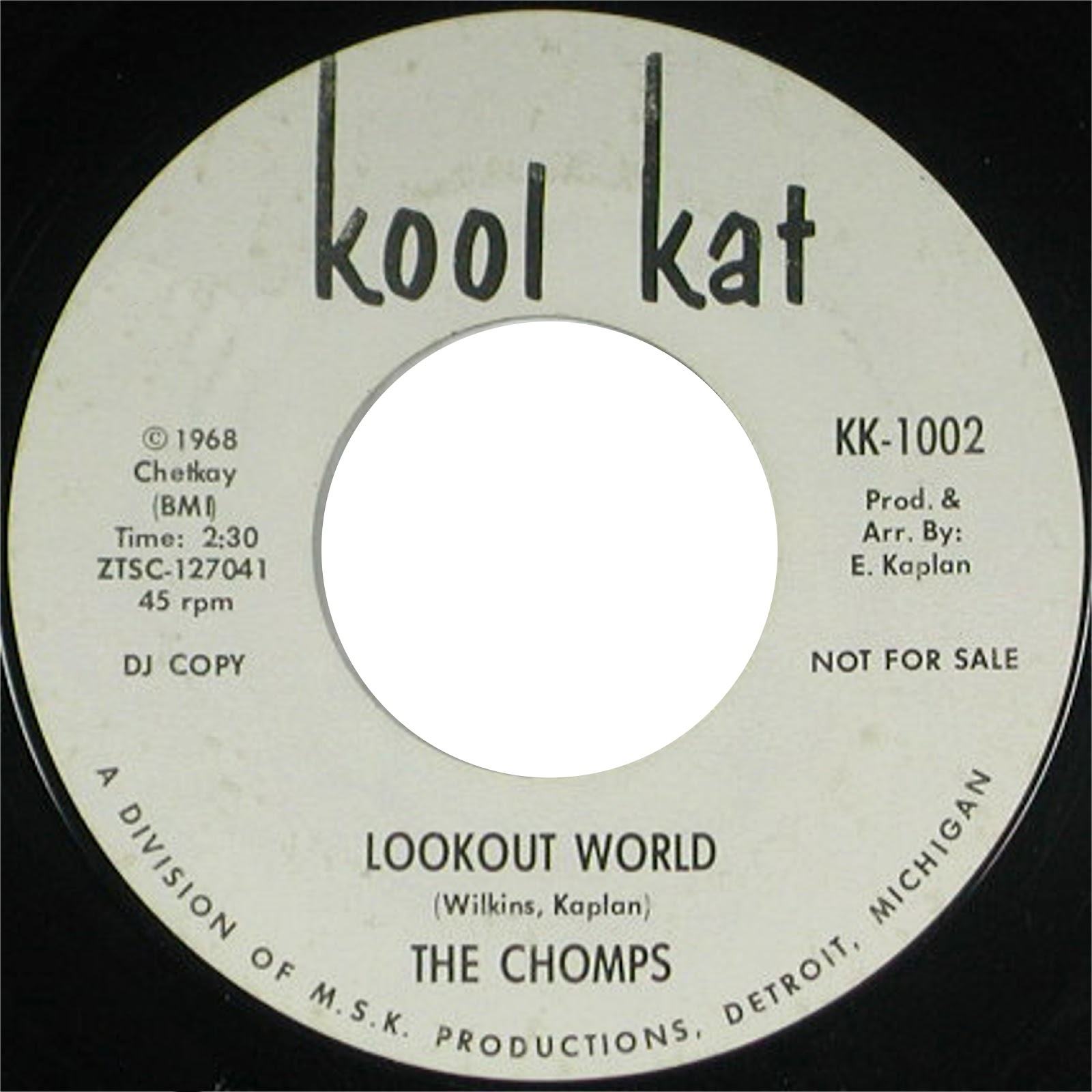 Detroit Soul Singles (Small label discogs): Kool Kat