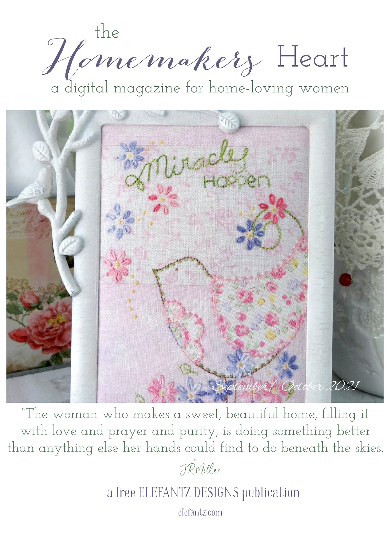 Jenny of ELEFANTZ: Homemaker's Heart Magazine