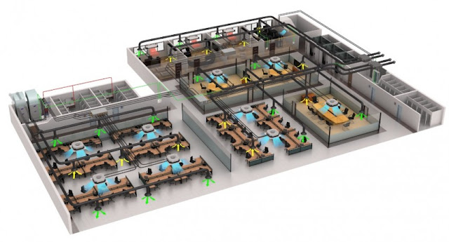 HVAC VRV Project - AutoCAD Drawings for A 16 Floor Building