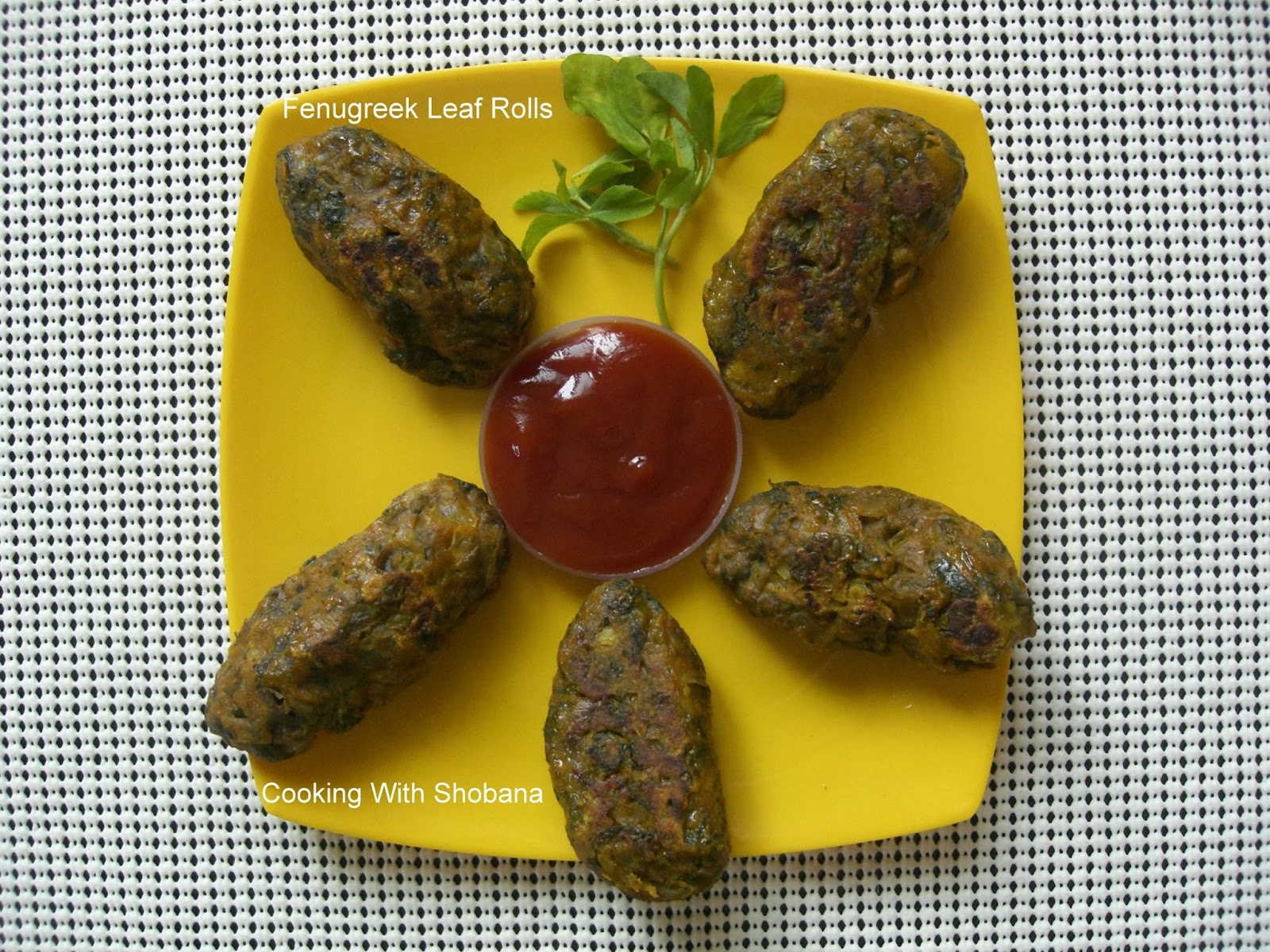 Cooking With Shobana : FENUGREEK LEAF ROLLS
