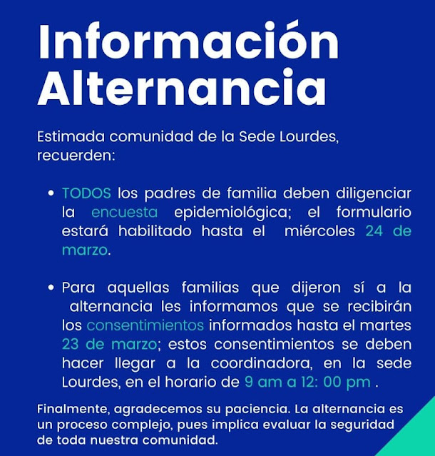 Alternancia - SEDE LOURDES