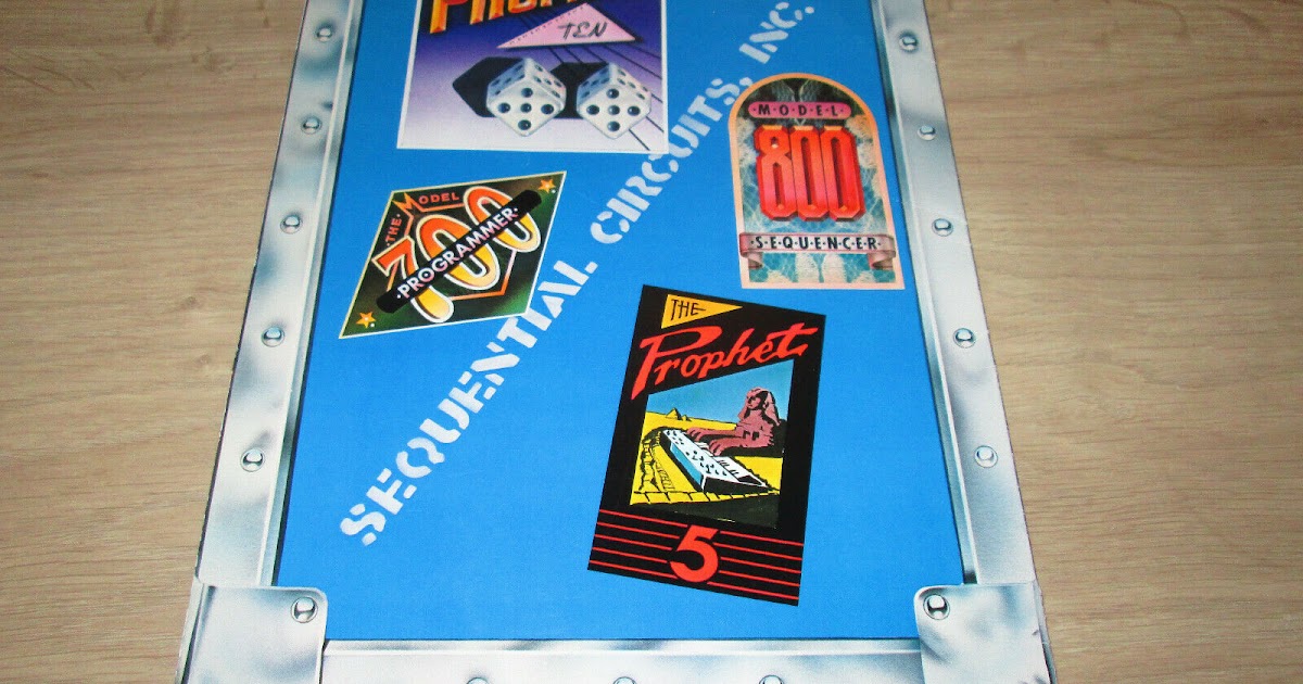 MATRIXSYNTH: Sequential Circuits Prophet-5 Promo Mailer Folder