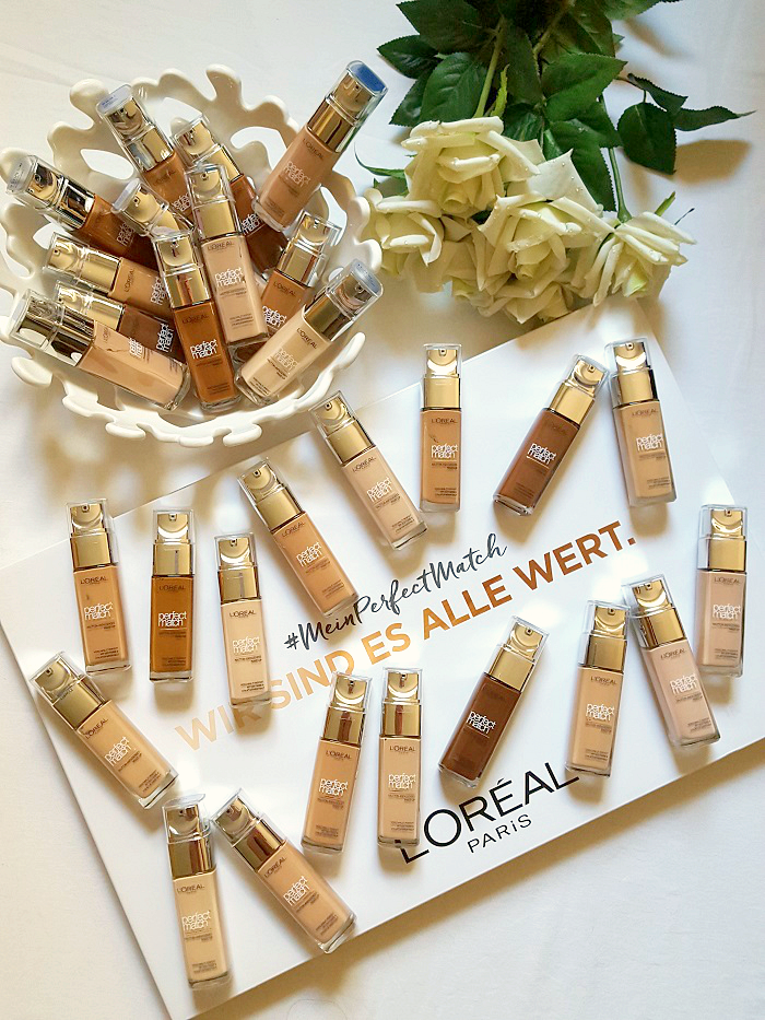 L´Oréal Paris - Perfect Match Foundation - Swatches & Review 29 Nuancen ...