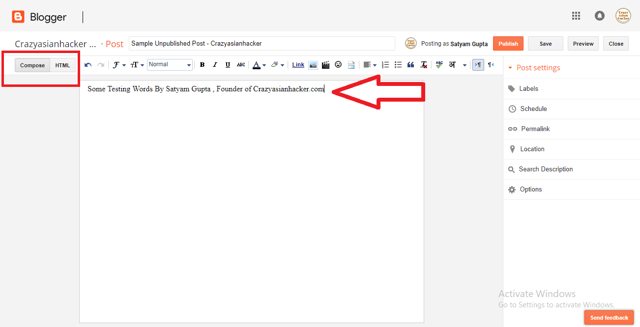 How to add text box in blogger post | Input Box html